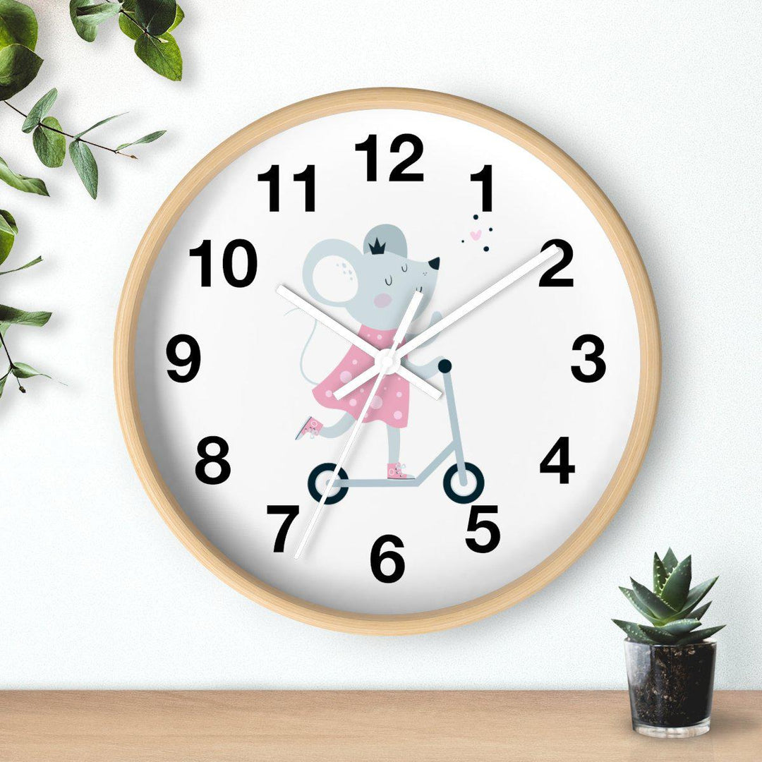 toddler wall clock