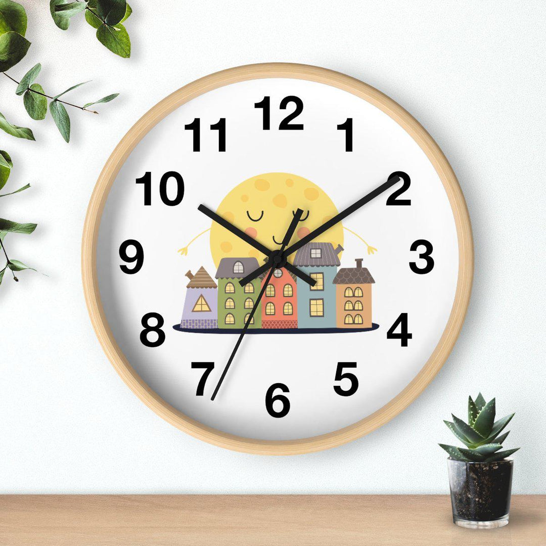 toddler wall clock